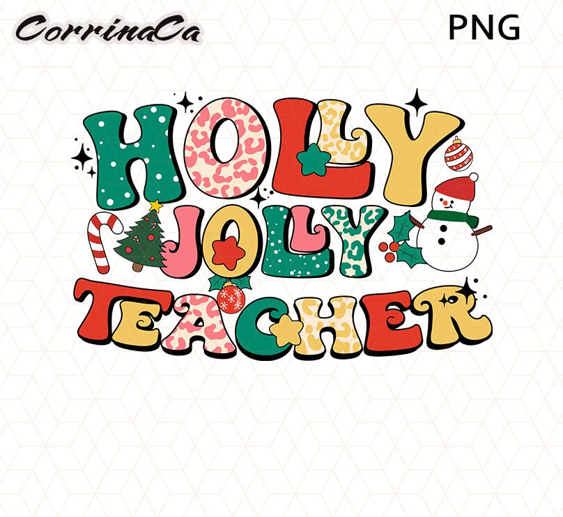 Christmas Teacher png, Teacher png sublimation design, Teach - Inspire ...