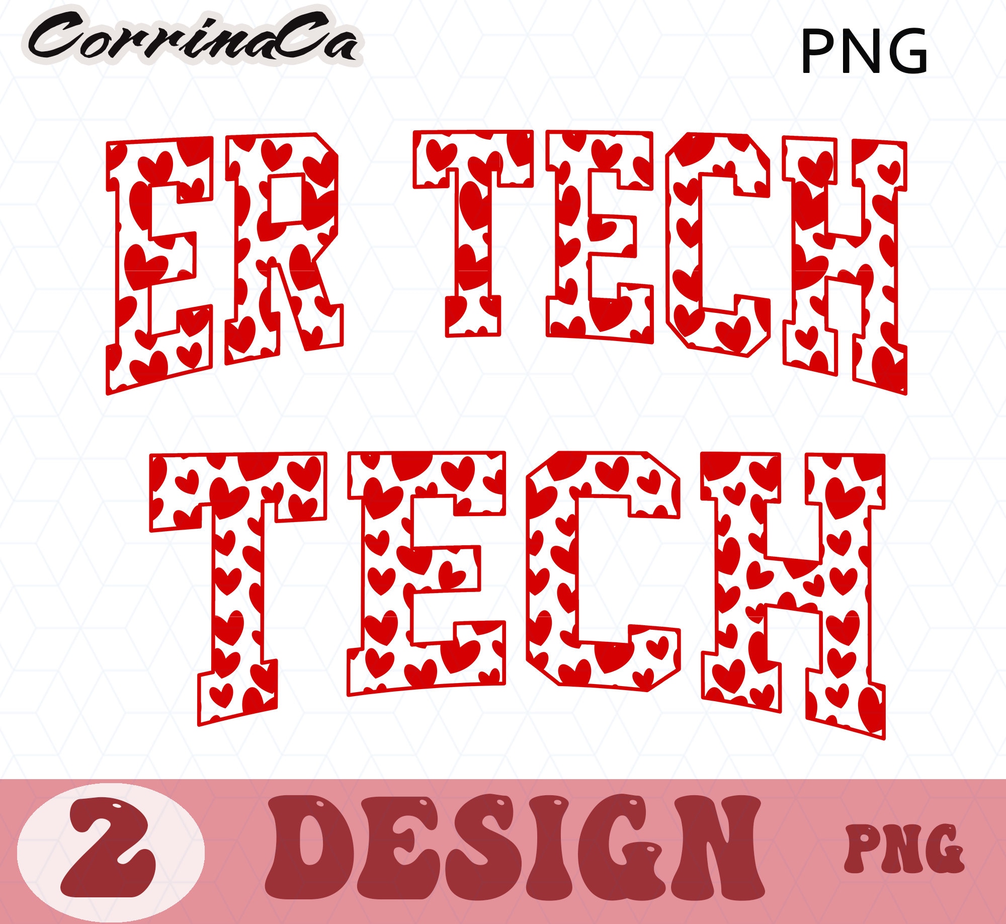 ER Tech Valentine Png, Emergency Tech Sublimation Designs, E - Inspire ...