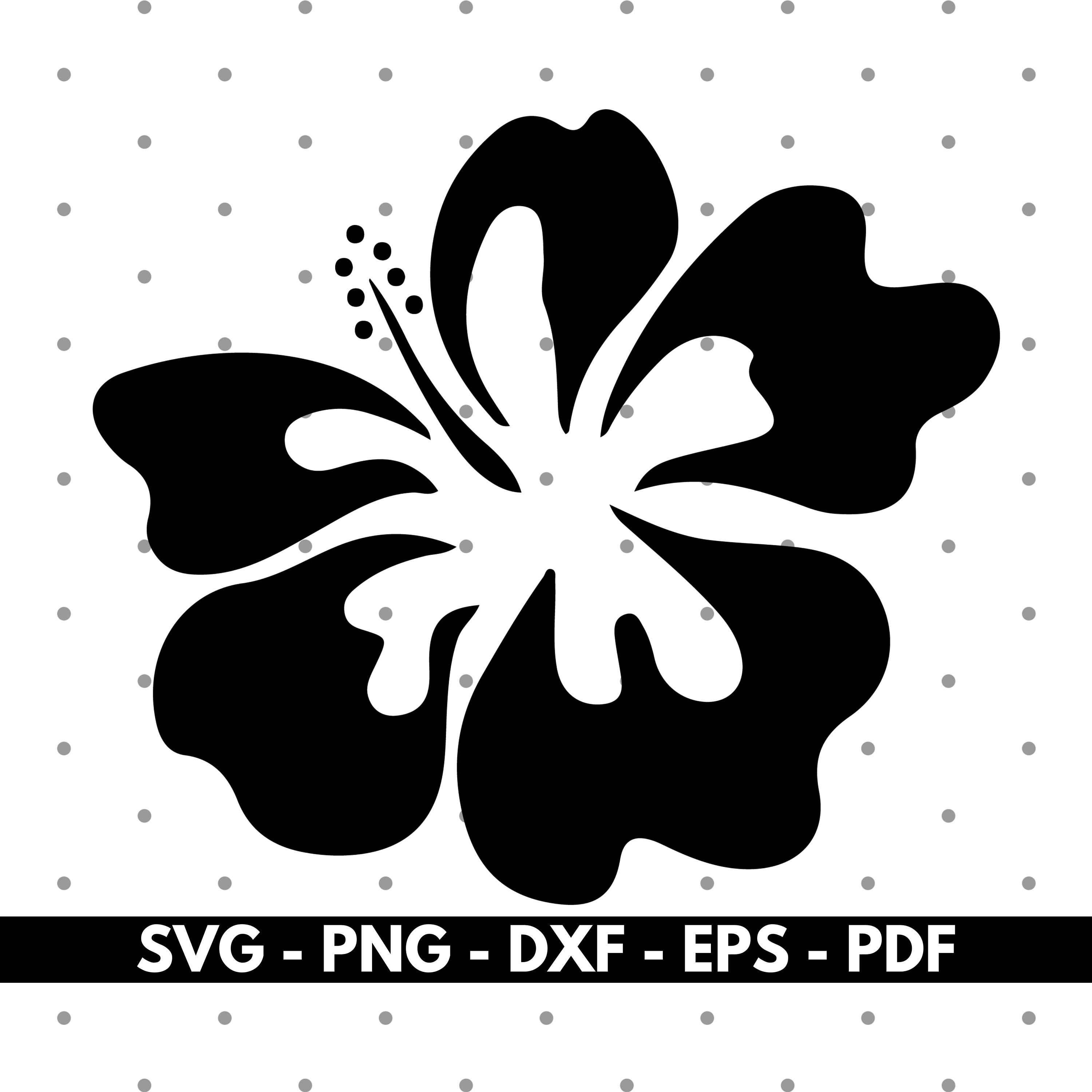 Hibiscus svg, Hibiscus flower svg, Cricut and Silhouette fil - Inspire ...