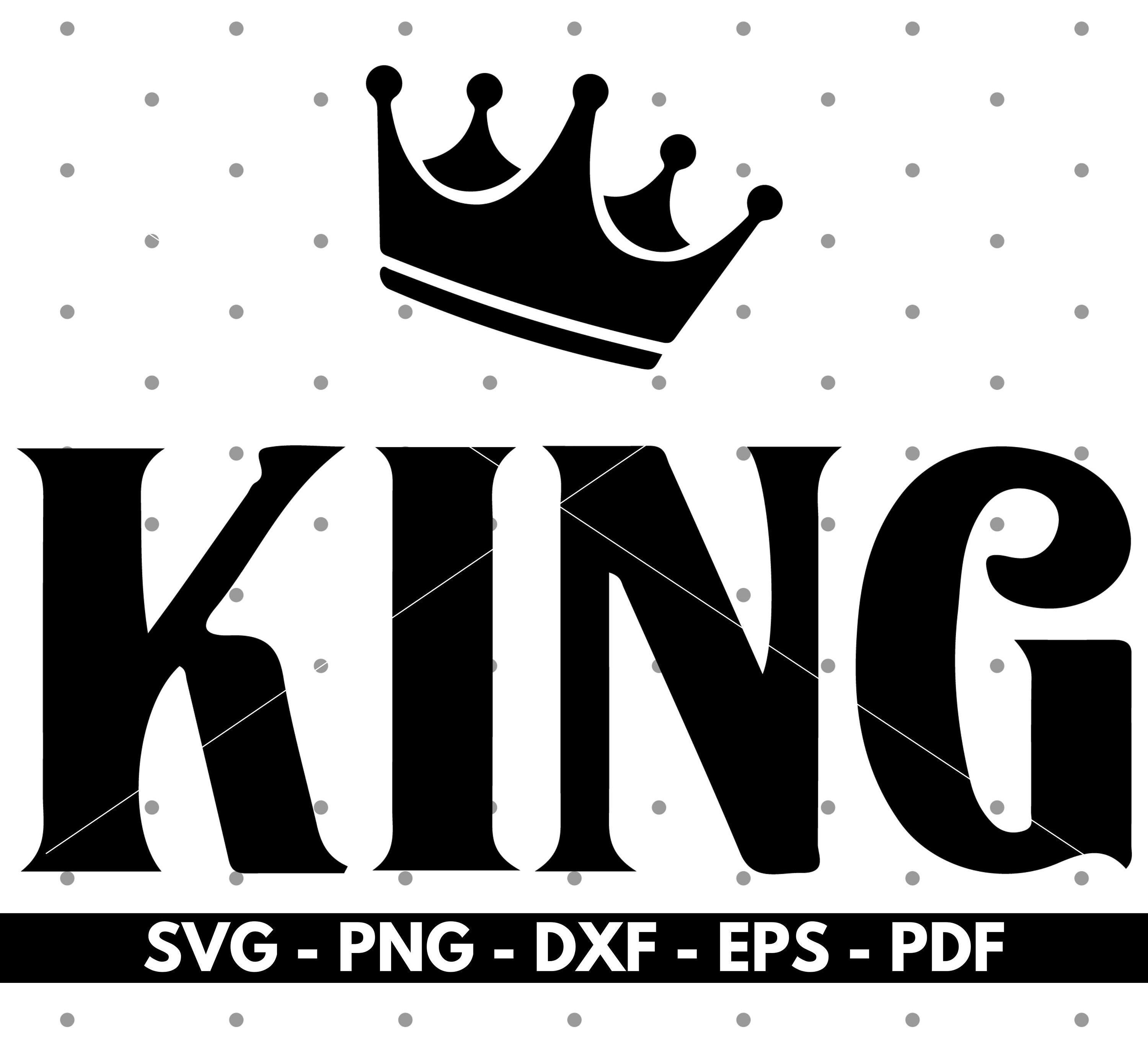 King with crown svg, Crown king svg, T shirt design svg, Cri - Inspire ...