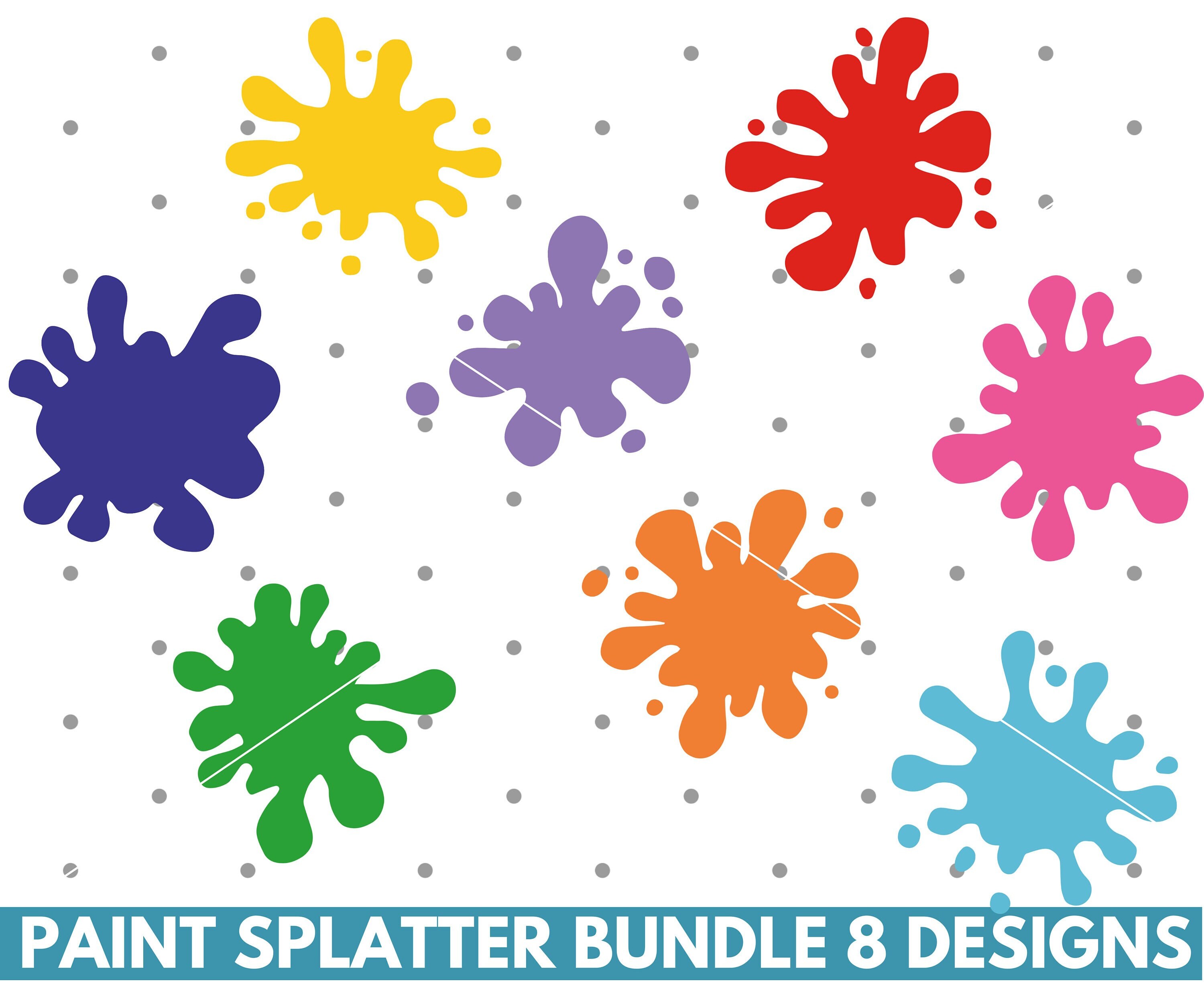 Paint Splatter svg, Paint Splats svg, Splatter svg, Paint Cl | Inspire ...