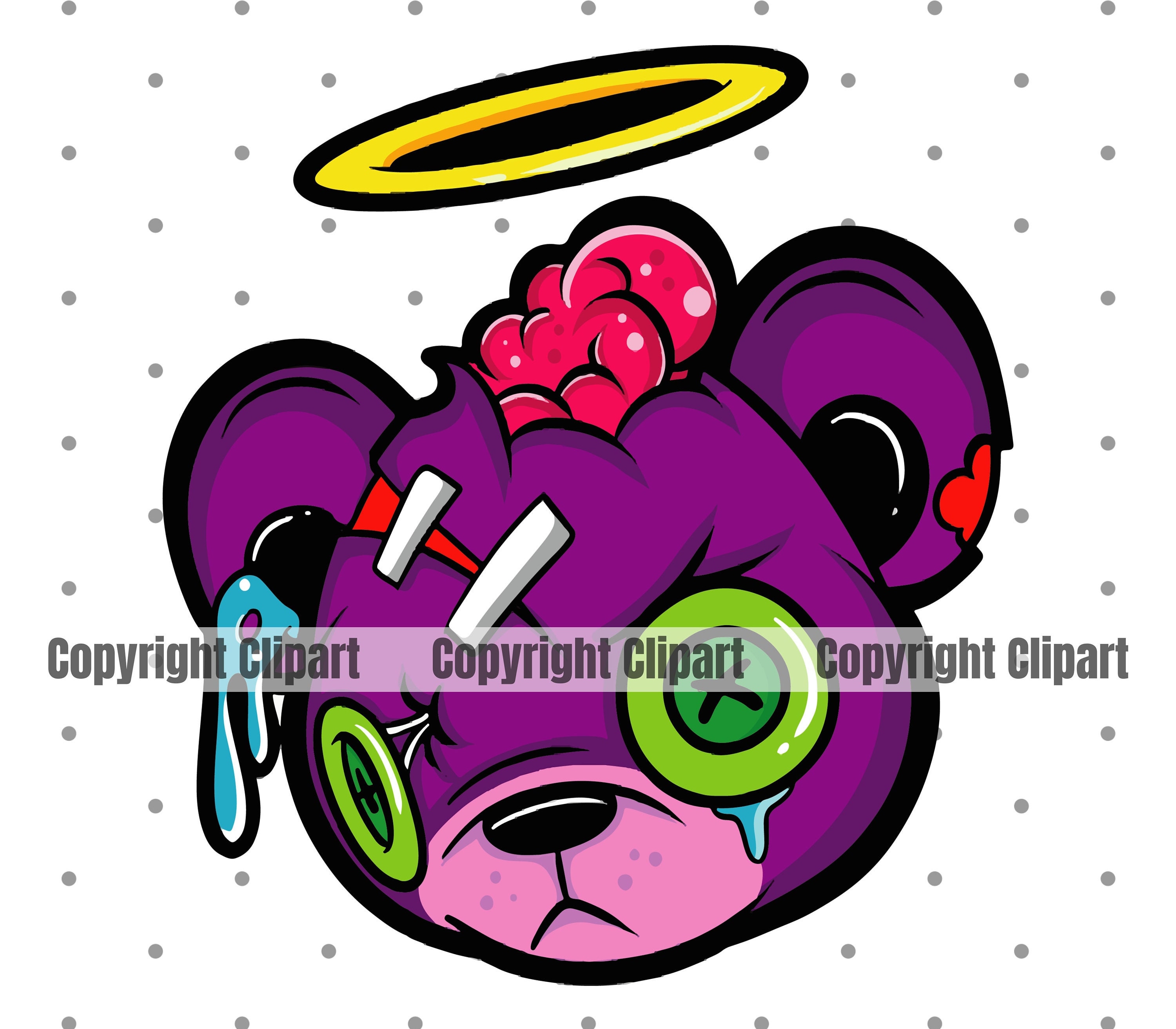 Teddy Bear Svg, Gangster Teddy Bear svg, Teddy Bear Clipart, | Inspire ...
