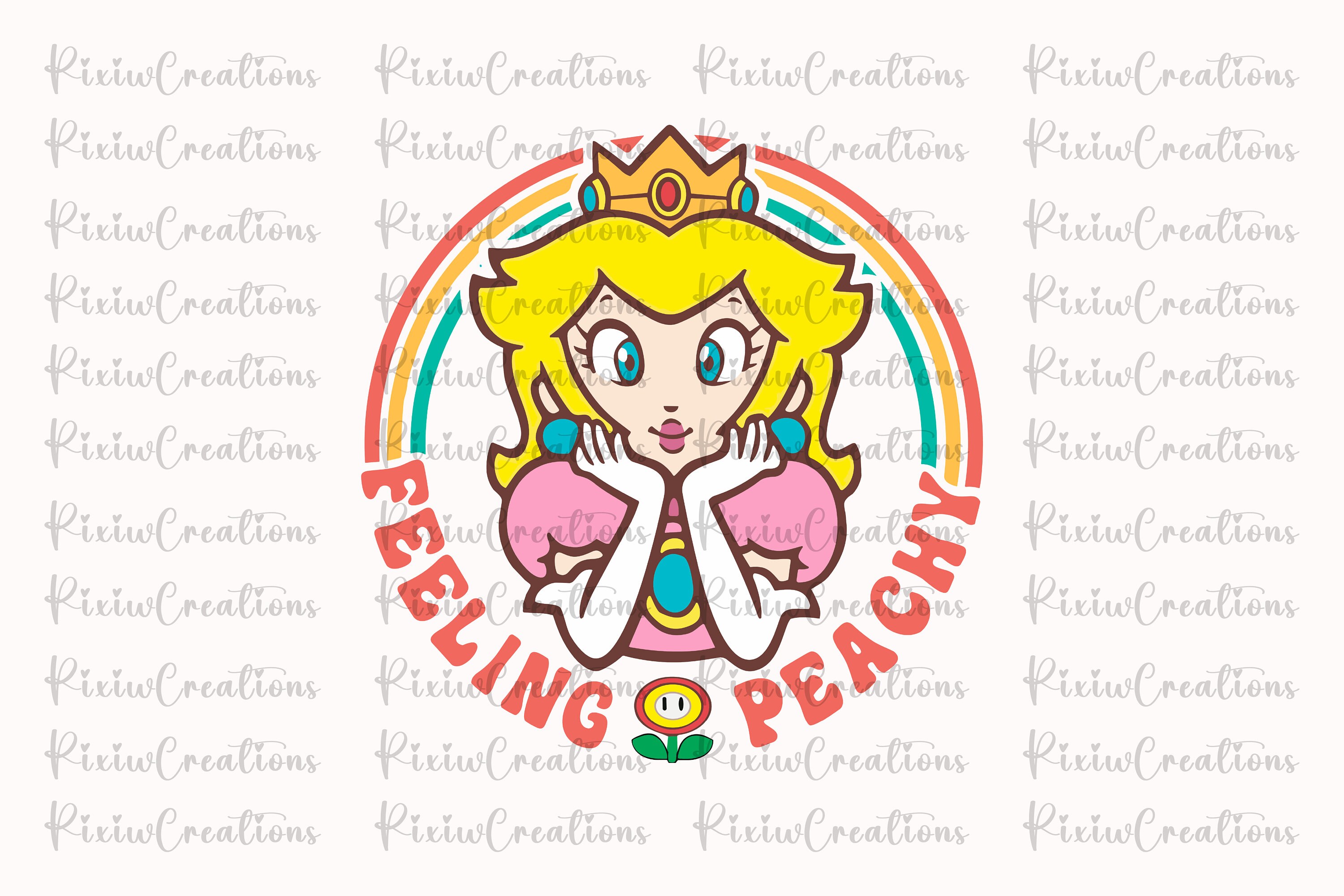 Princess Peach Svg , Princess Peach Png, Design For Shirt, S - Inspire ...