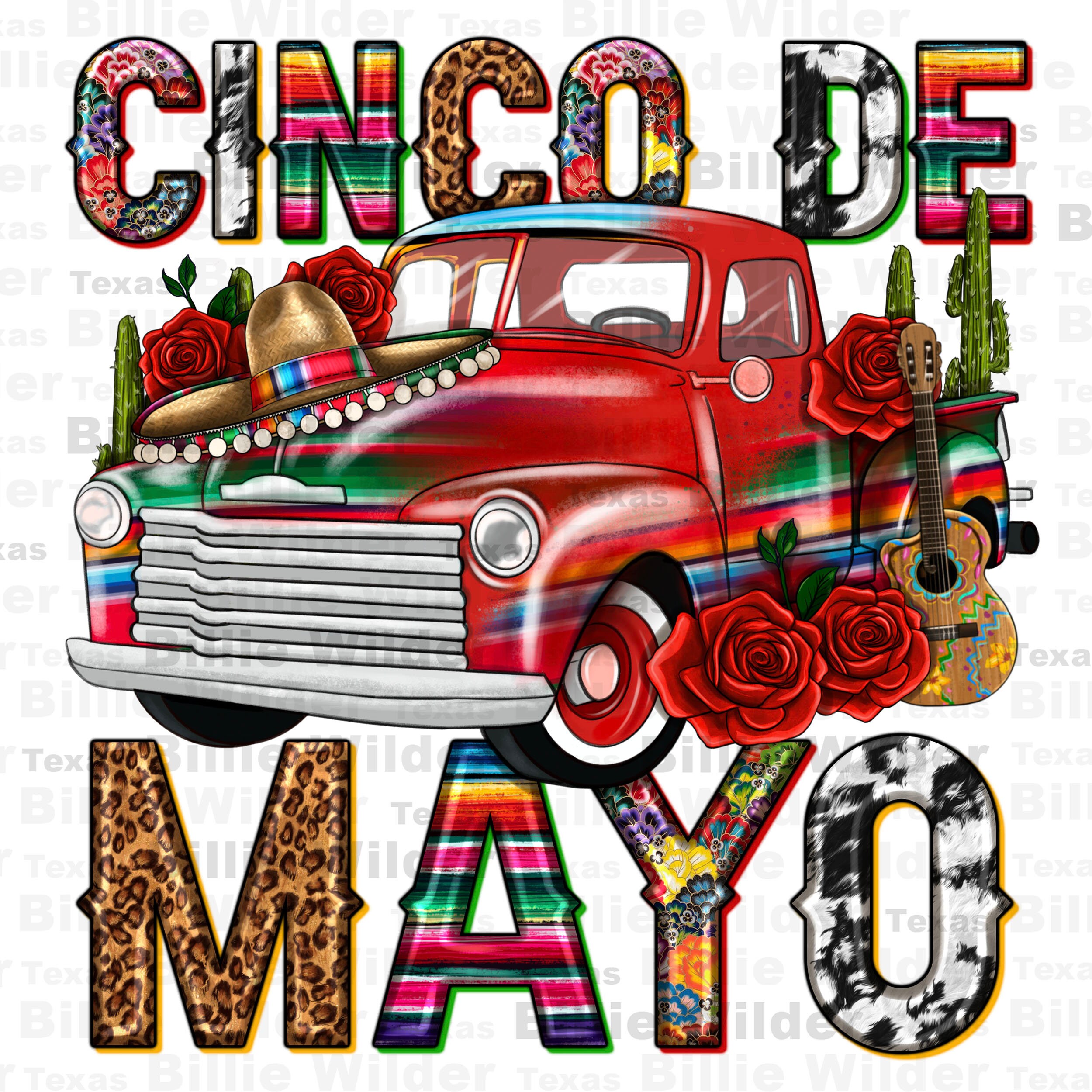 Cinco de mayo truck png sublimation design download, Mexican | Inspire Uplift