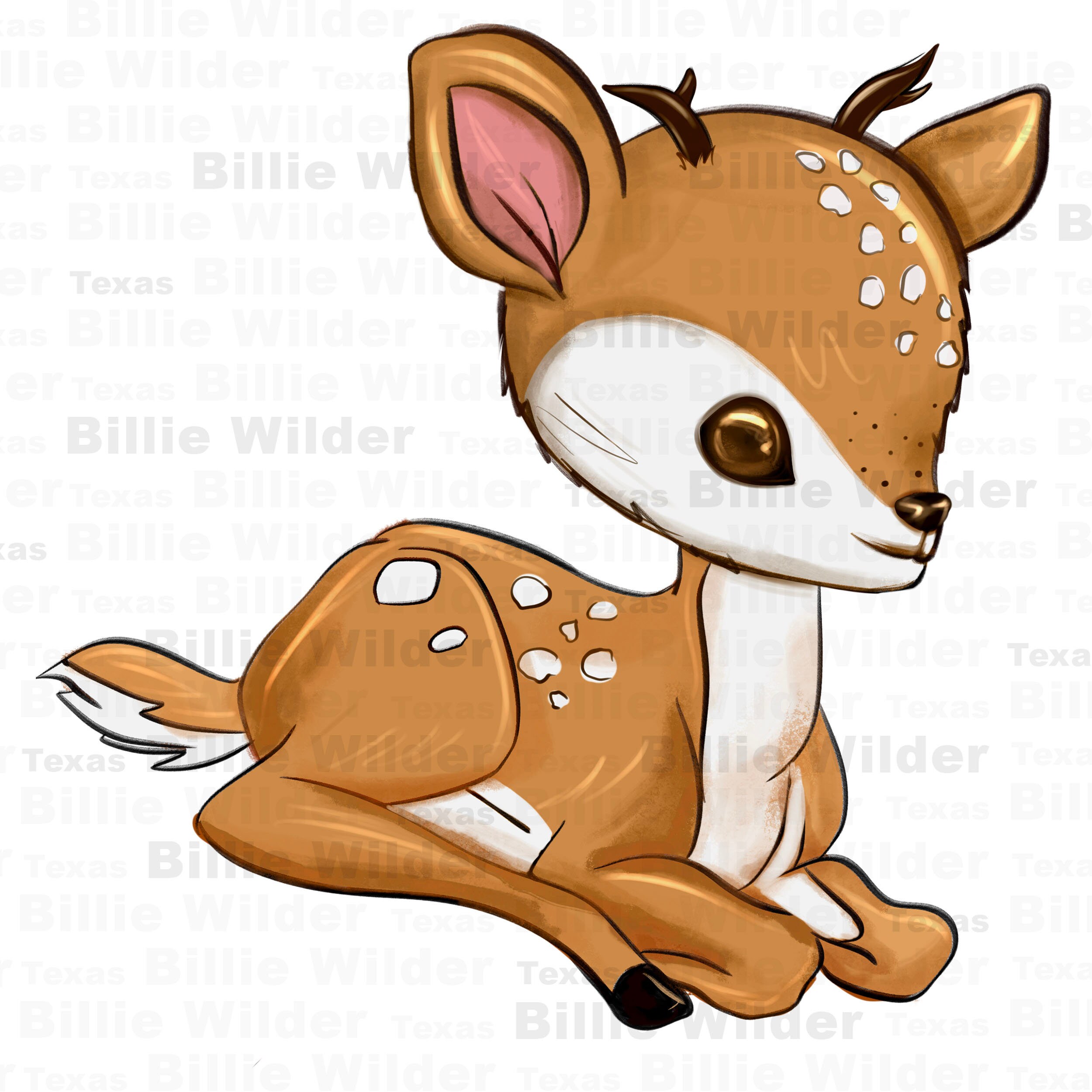 Cute Gazelle png sublimation design download, hand drawn Gaz | Inspire ...