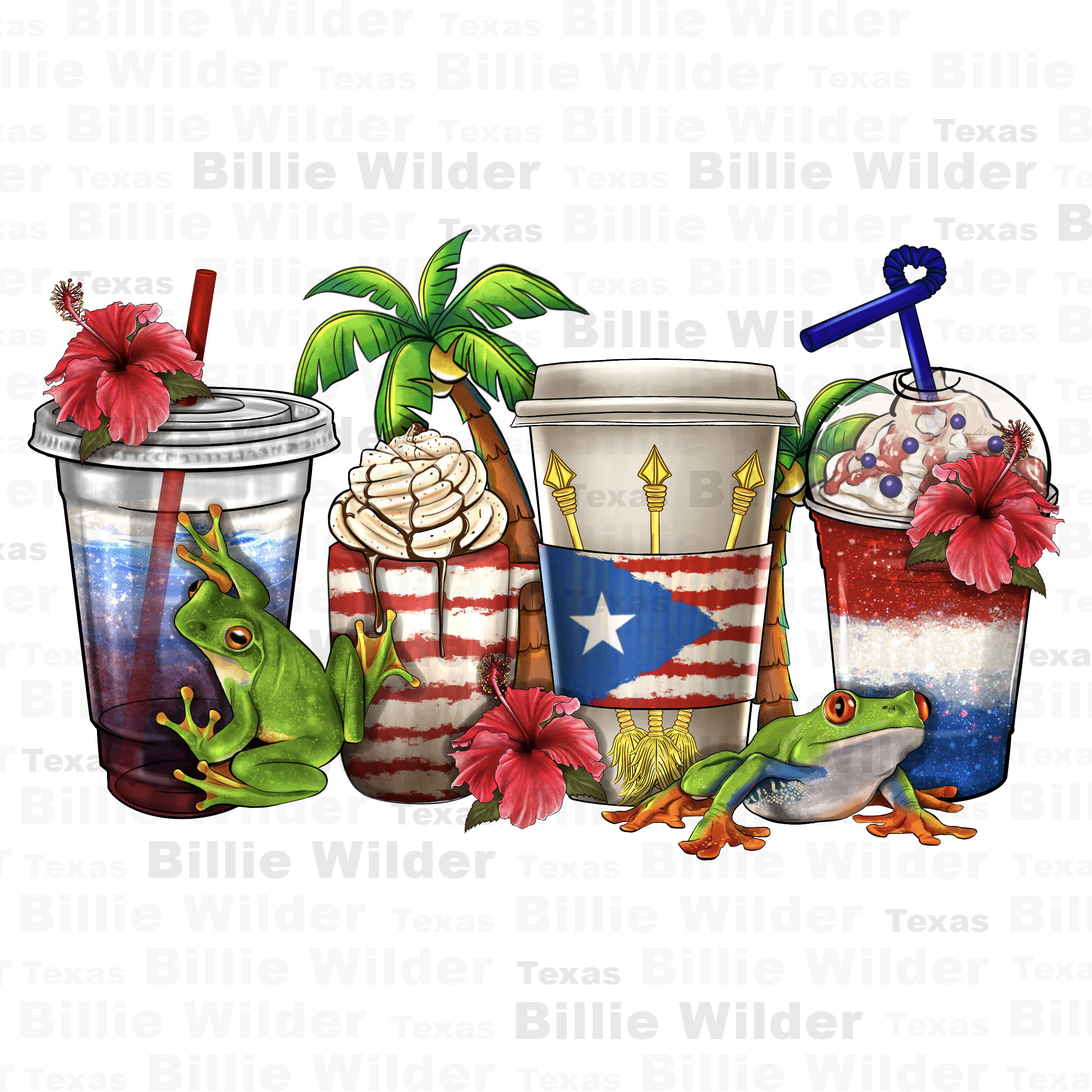 Puerto Rico coffee cups png sublimation design download, Pue - Inspire ...