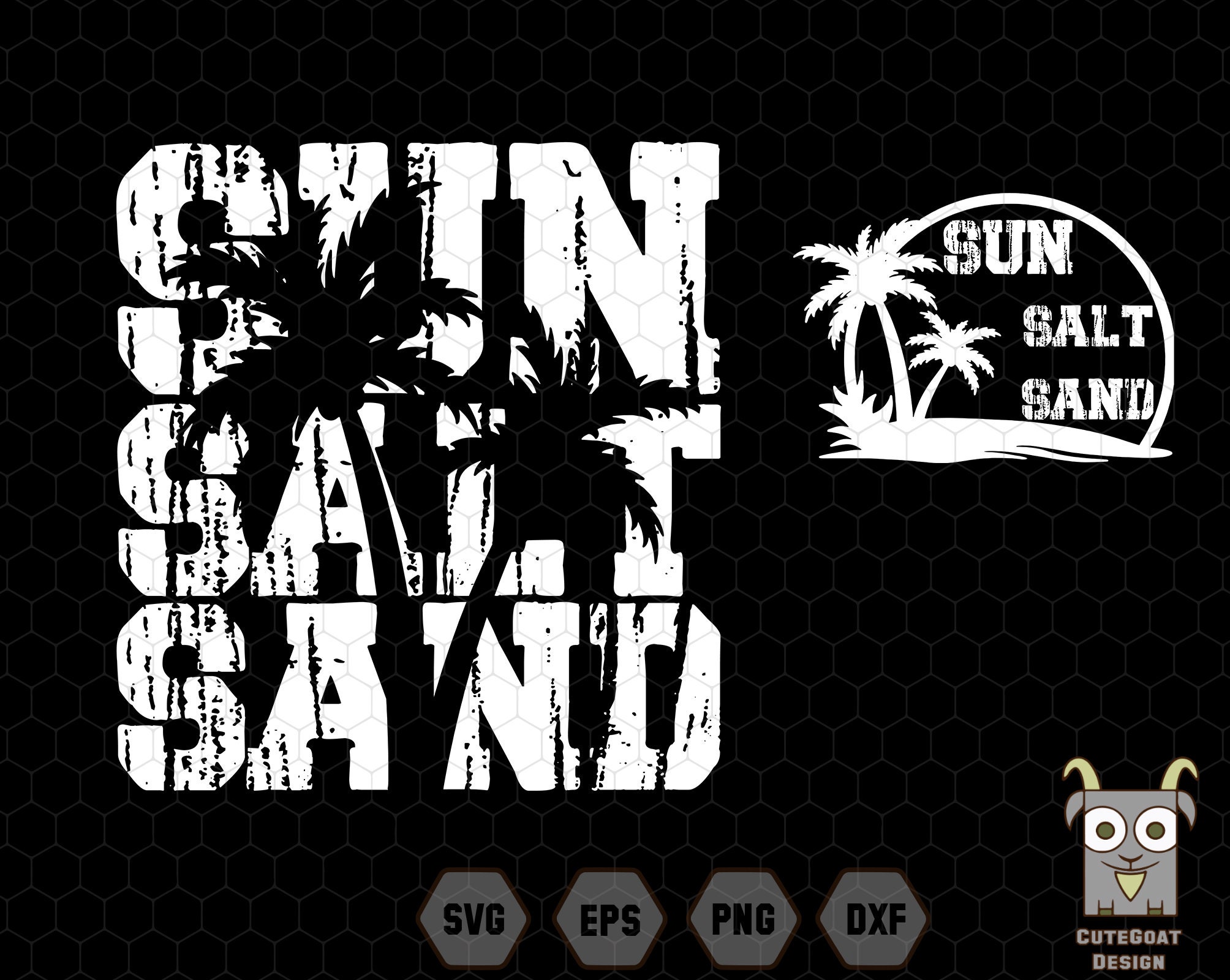 Summer Svg, Sun Salt Sand Svg, Beach Svg, Beach Vibes Svg, S - Inspire ...