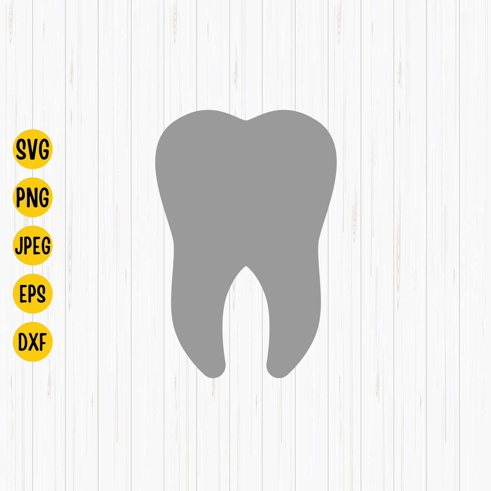 Tooth SVG File Instant Download Svg. Esp, Png, Jpg for Cricu | Inspire ...