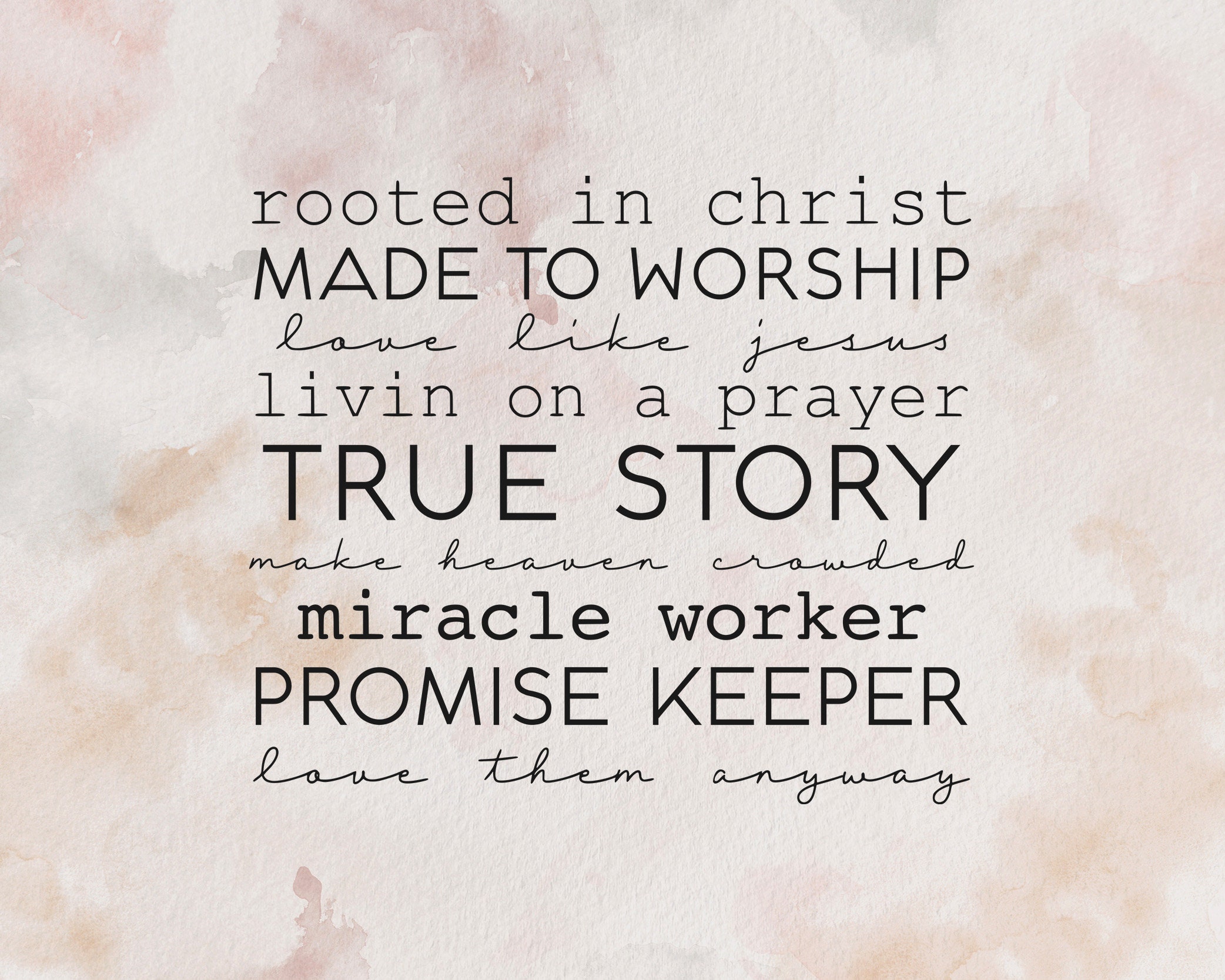 Christian Words SVG, Christian Svg, Religious Svg, Bible Svg | Inspire ...