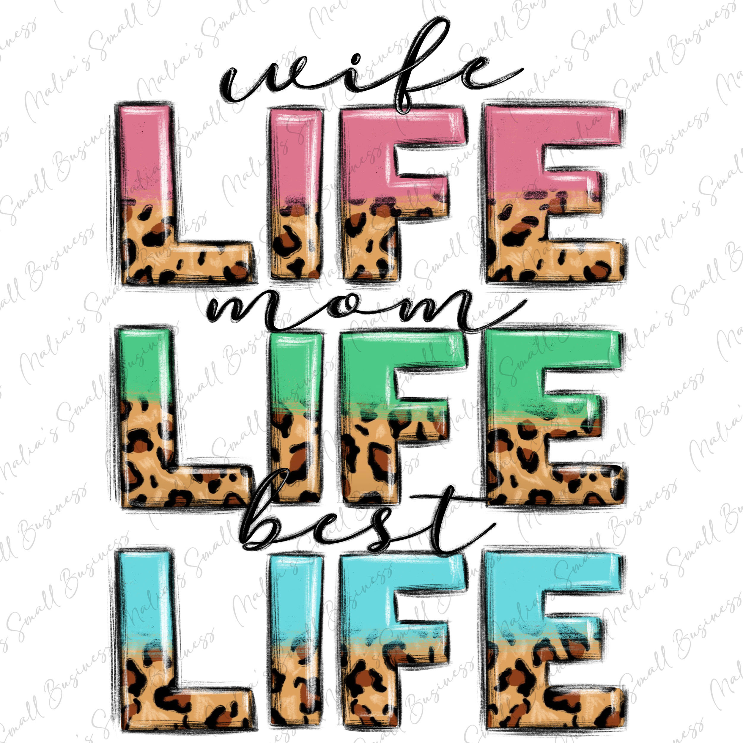 Wife life mom life best life png sublimation design download | Inspire ...