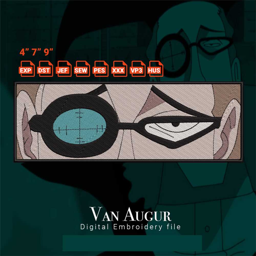 Digital Embroidery Van Augur One Piece Character - Inspire Uplift