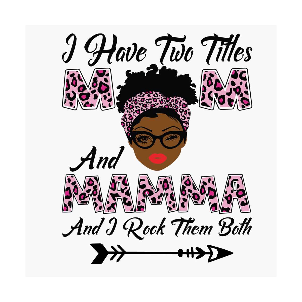 I Have Two Titles Mom And Mamma Svg, Mothers Day Svg, Black - Inspire ...