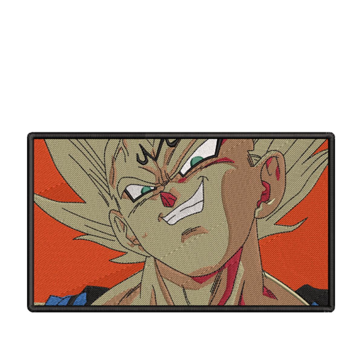 Majin Vegeta Orange Embroidery Design Anime Dragon Ball | Inspire Uplift