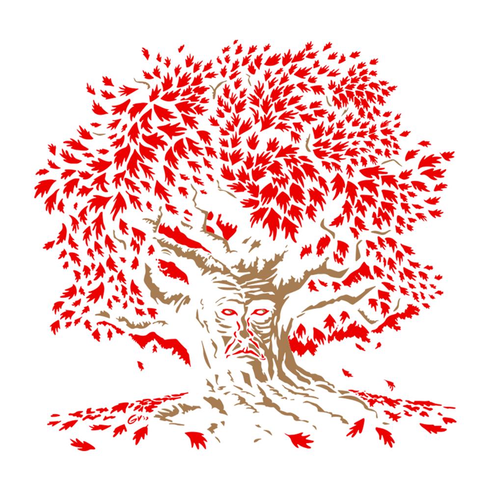 Winterfell Weirwood Game Of Throne Red Leaf Tree Svg | Inspire Uplift
