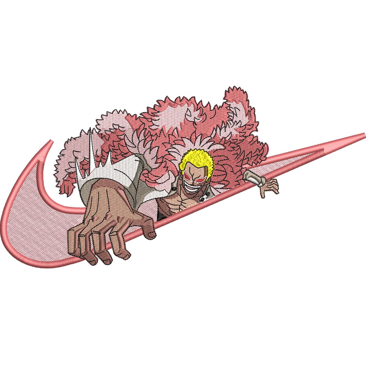 DOFLAMINGO Pinky Man Embroidery Design One Piece Design Down - Inspire ...