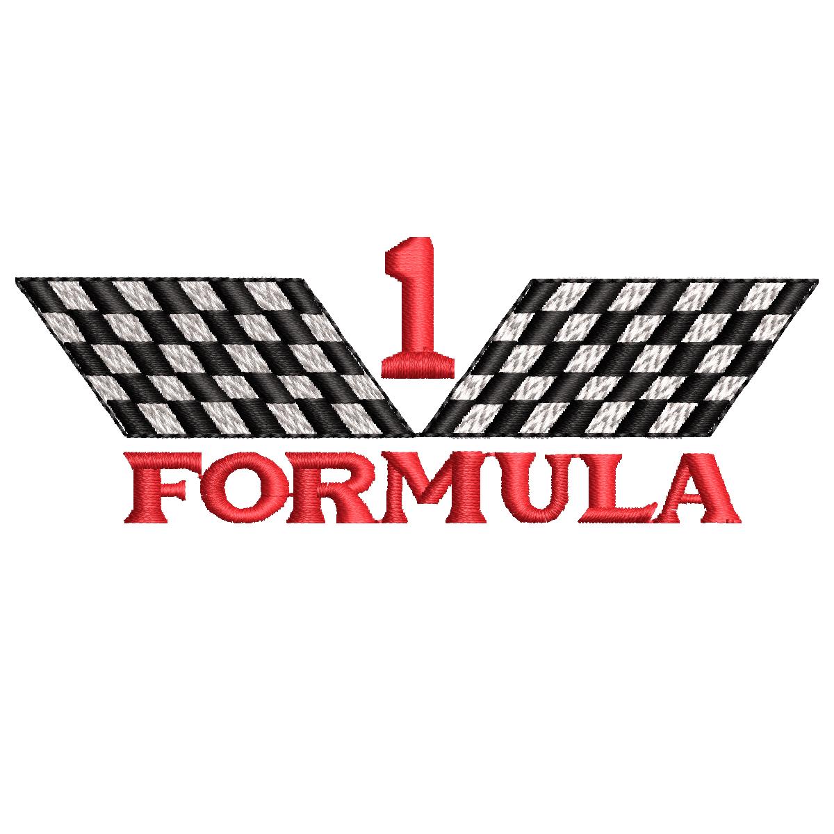 Formula 1 Logo Embroidery Design File Formula 1 File Instant | Inspire ...