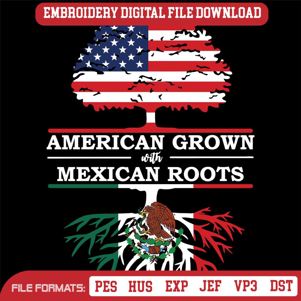 American Grown With Mexican Roots Svg, Trending Svg, America | Inspire ...