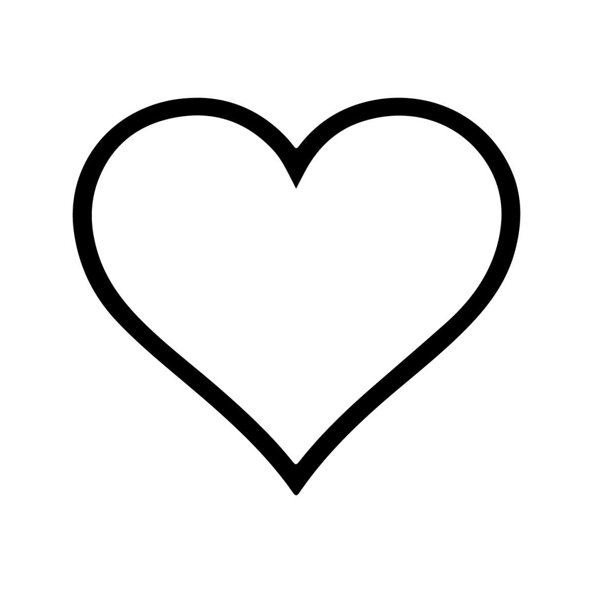 Heart SVG Simple Heart SVG Love SVG minimalist heart svg cri | Inspire ...