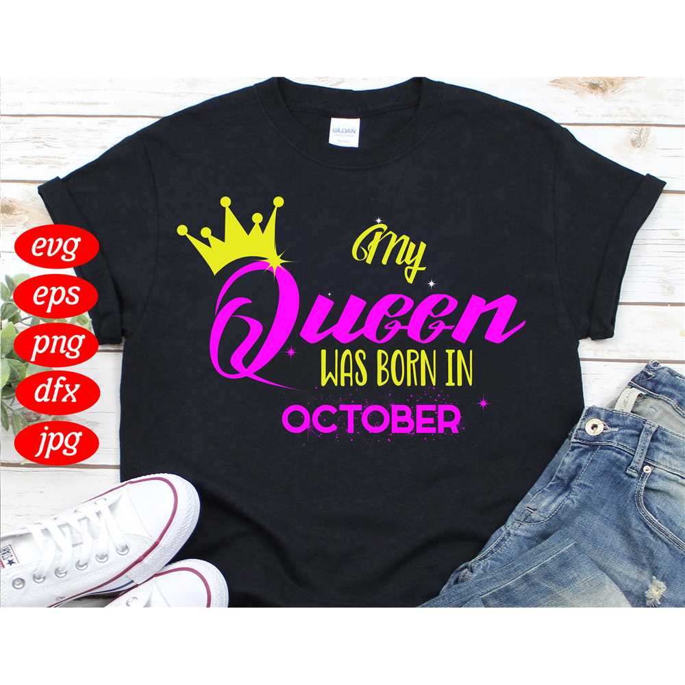 October Birthday Svg | Inspire Uplift