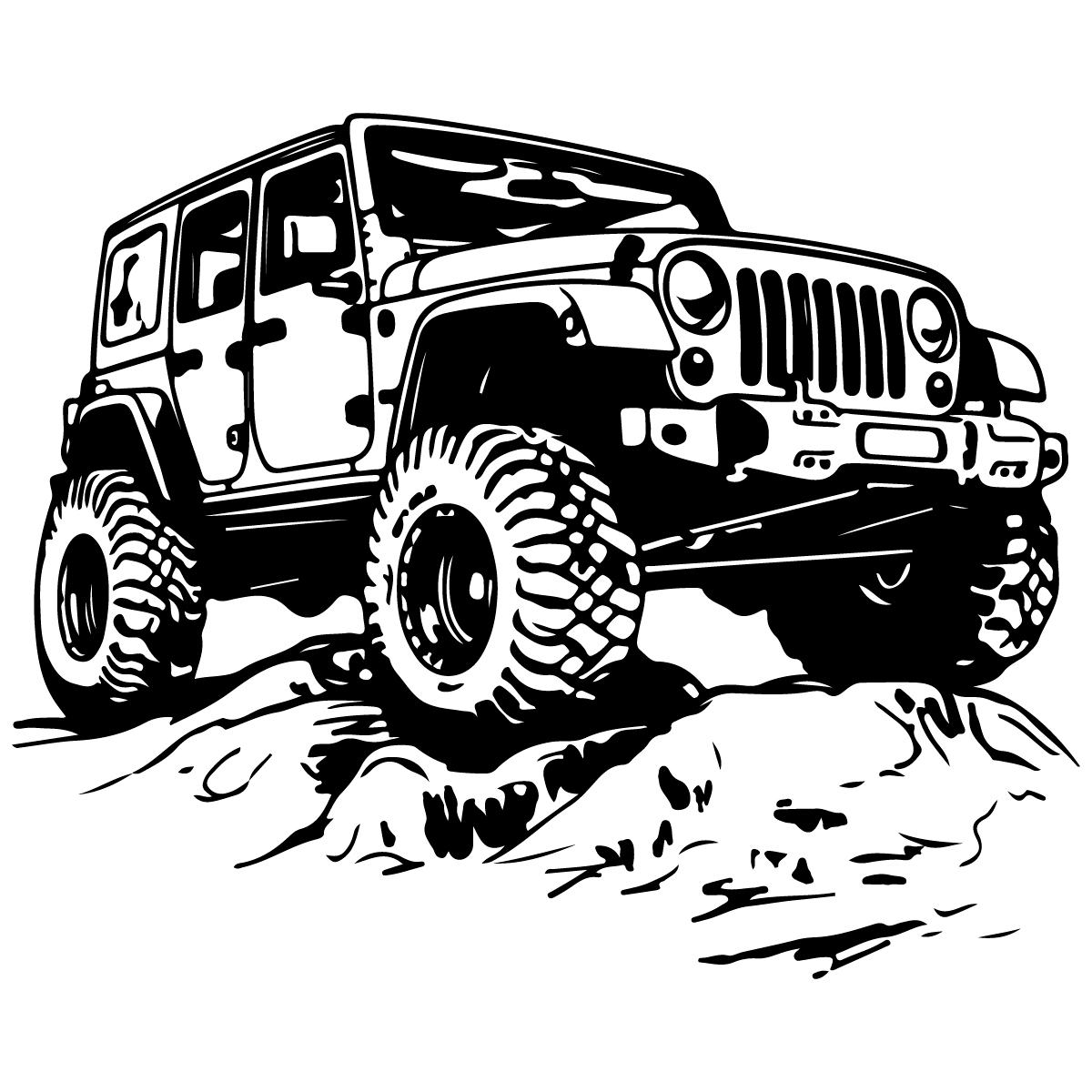 Svg Jeep, Jeep Grill Svg | Inspire Uplift