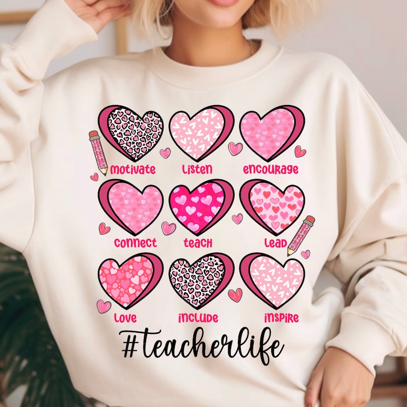Teacher Valentine Png, Teacher Candy Hearts Png, Conversatio - Inspire ...