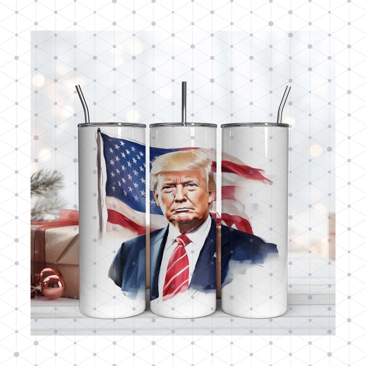 Donald Trump Sublimation PNG, 20oz Tumbler, Digital Download | Inspire ...
