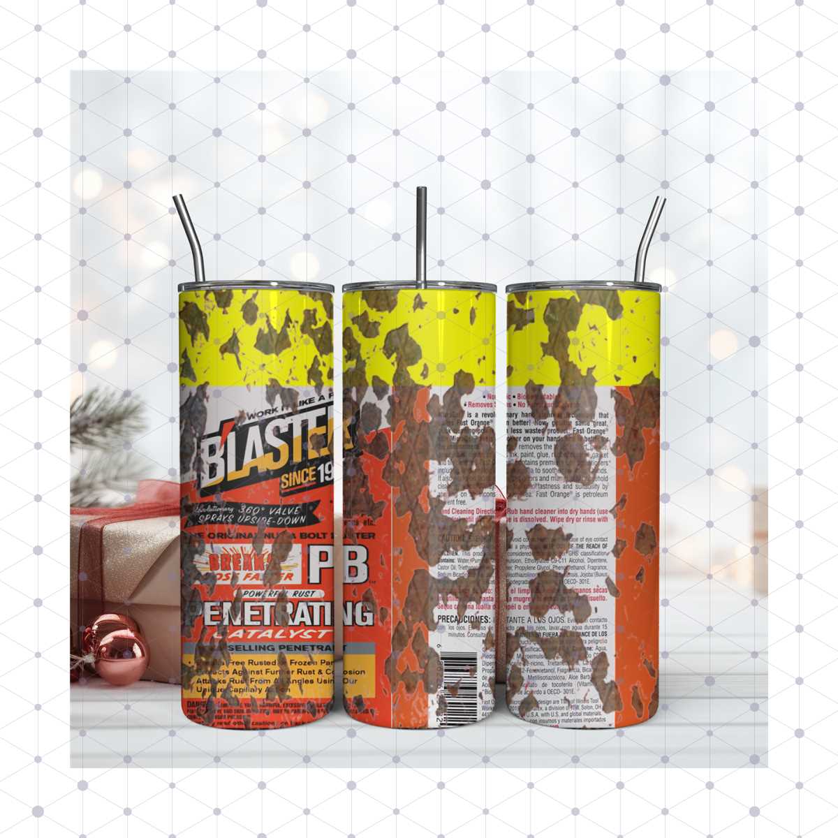 PB Blaster Tumbler, 20 OZ Skinny Tumbler, Pb Blaster | Inspire Uplift