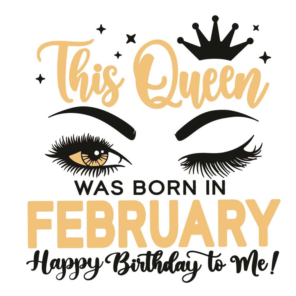 This Queen Was Born In February Svg, Birthday Svg, Happy Bir | Inspire ...