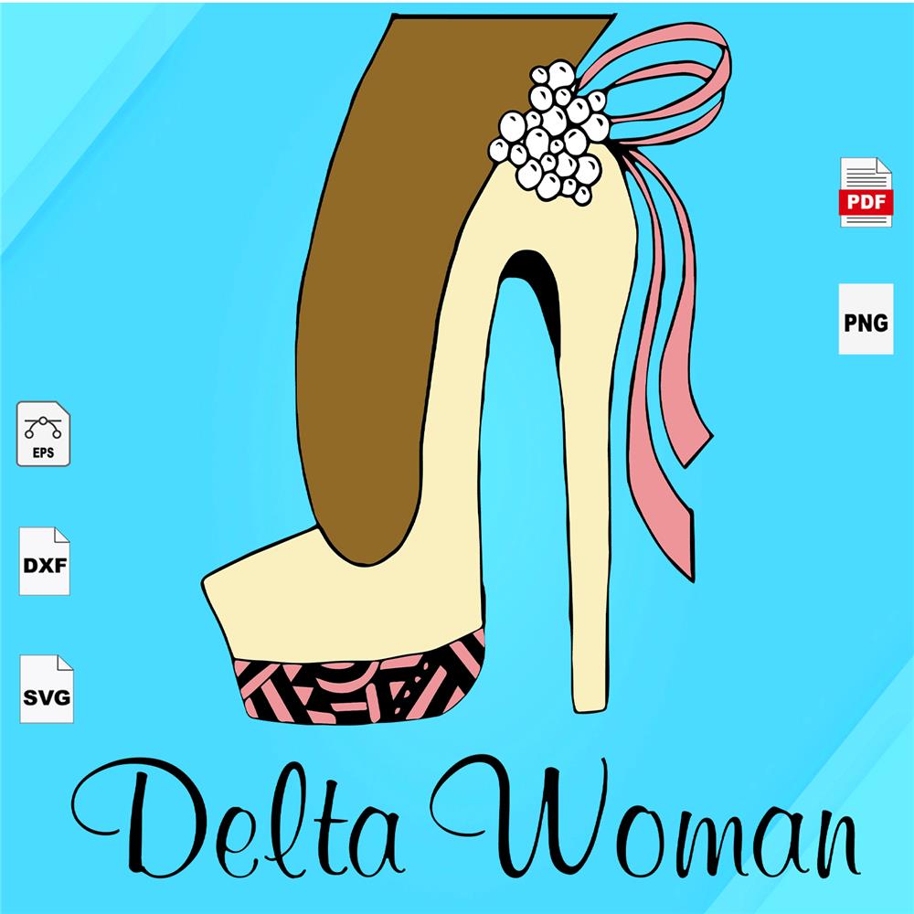 Delta woman svg, Delta Sigma Theta 1913 Svg, Delta Sigma The | Inspire ...