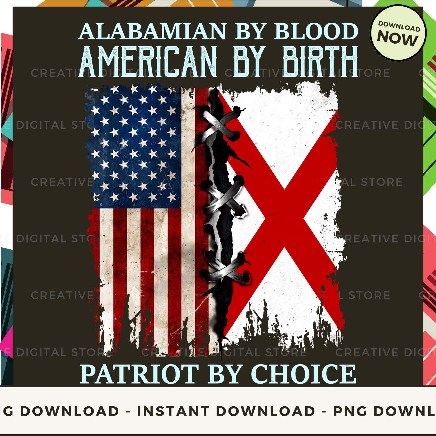 Digital - Alabama by blood American by birth Patriot by choi | Inspire ...