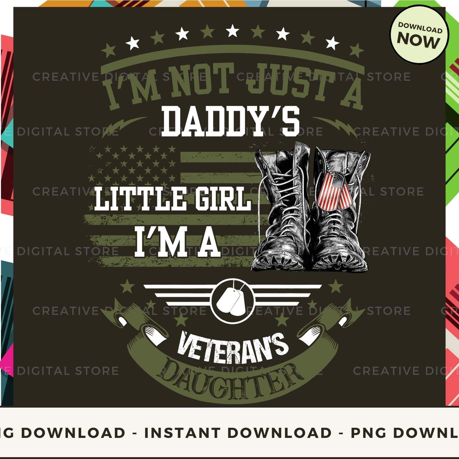 Digital - I'm not just a daddy's little girl I'm a veteran's | Inspire Uplift