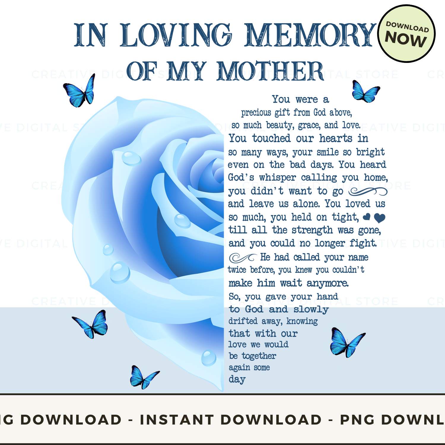 Digital - IN LOVING MEMORY of MY MOTHER You were a precious | Inspire ...
