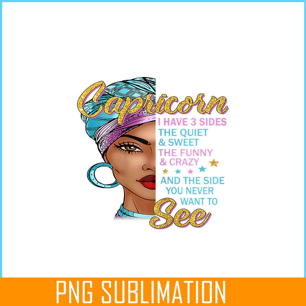 Capricorn Sides PNG Birthday Gift PNG Capricorn Zodiac PNG - Inspire Uplift