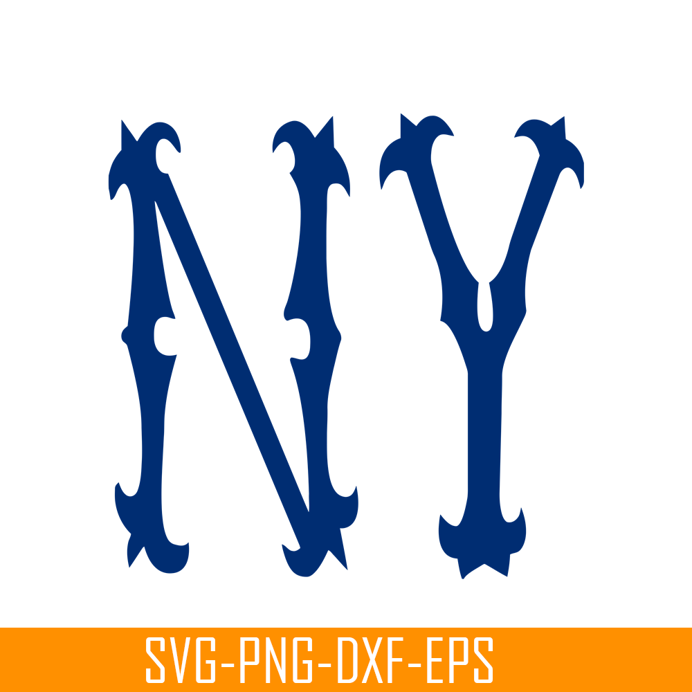 NY Yankees The Blue Font SVG, Major League Baseball SVG, Bas - Inspire ...
