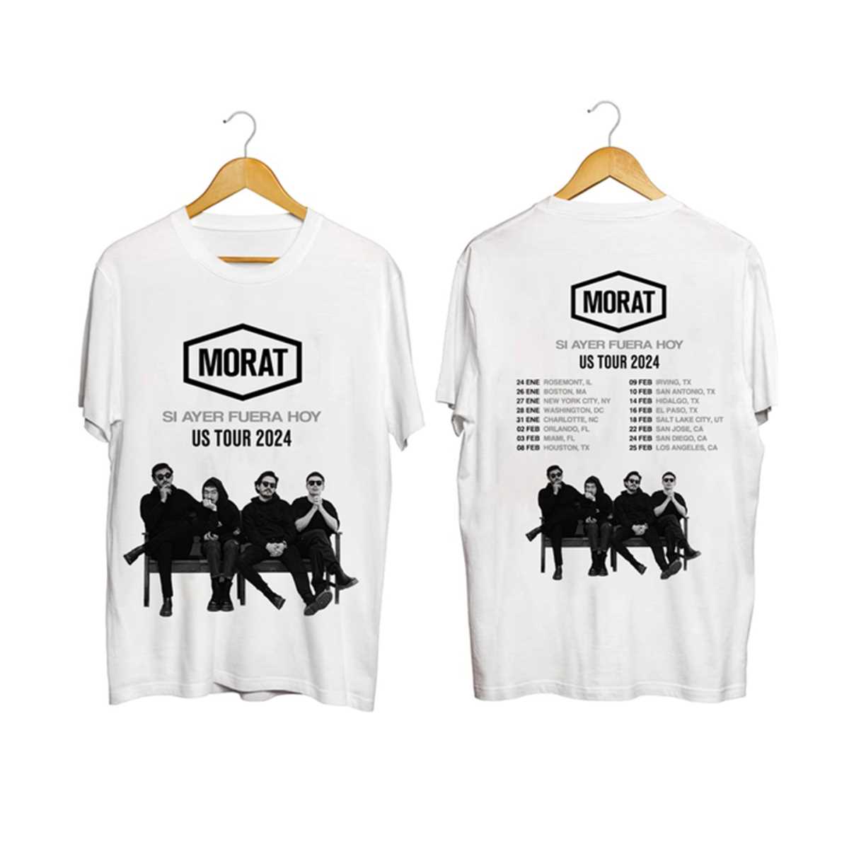 Morat Si Ayer Fuera Hoy US Tour 2024 PNG, Morat Band Fan PNG | Inspire Uplift