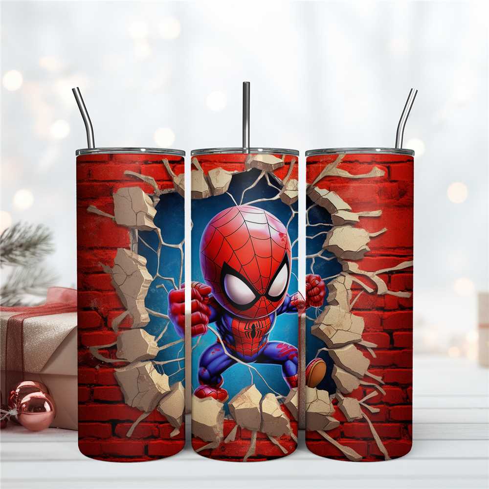 Little Spider Man Crawling Out Hole Design, Spider Man 3D Fa | Inspire ...
