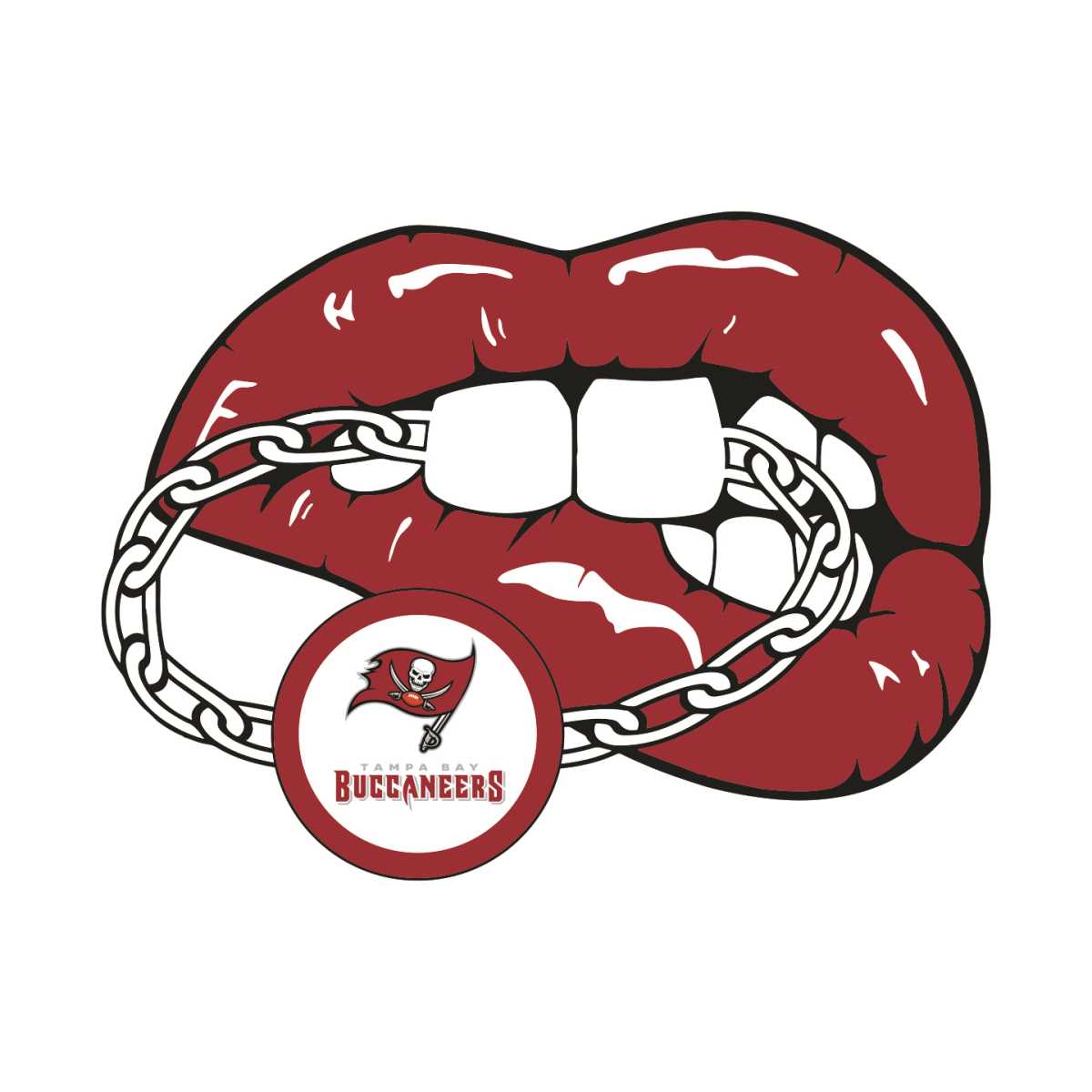 Dripping Lips Tampa Bay Buccaneers Logo Football Team Lips P | Inspire ...