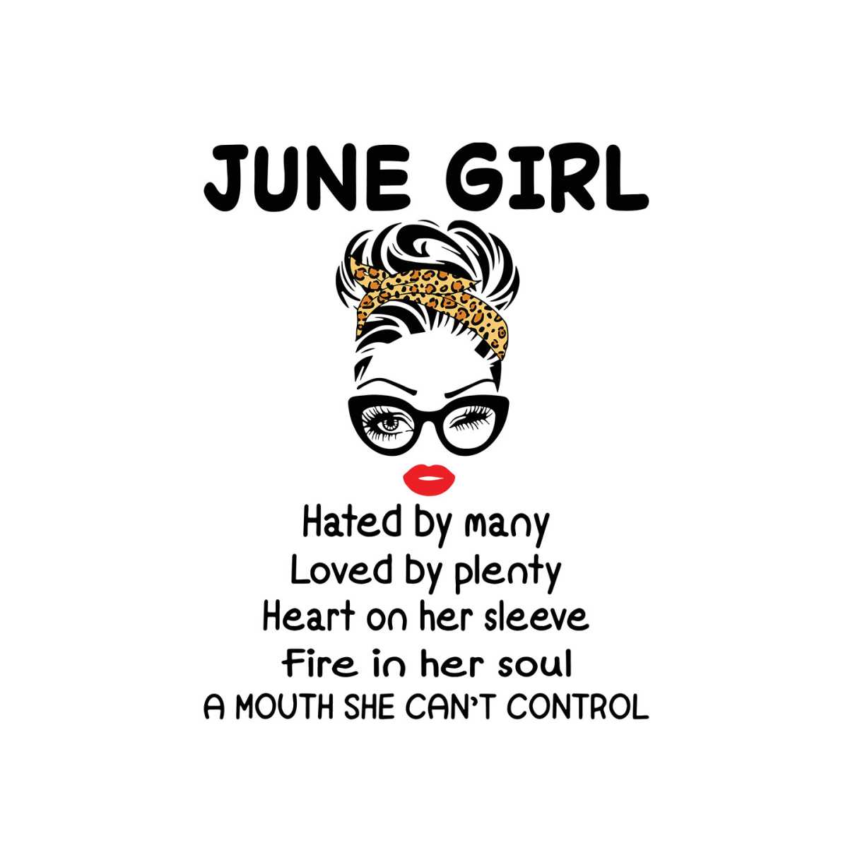 June Girl Hated By Many Loved By Plenty Svg, Birthday Svg, J | Inspire ...