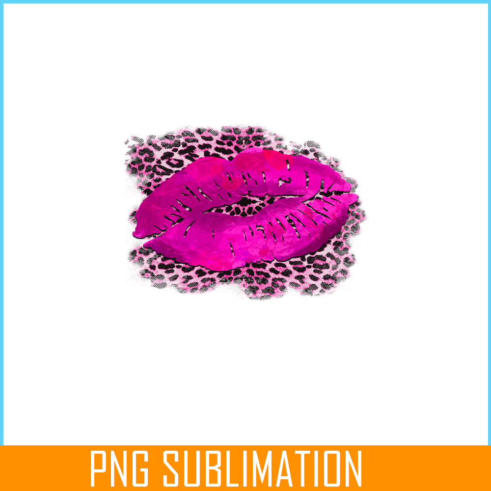 Pink Leopard Lips PNG, Lovely Valentine PNG, Valentine Holid - Inspire ...
