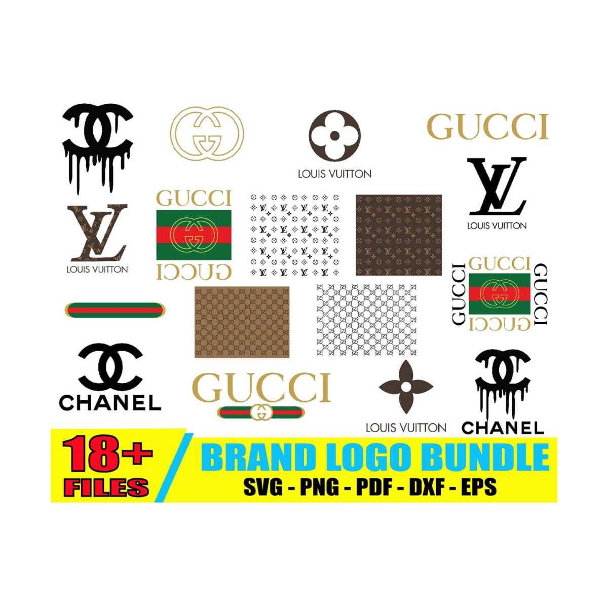 Famous Brand Logo Bundle Svg, Famous Logo Svg | Inspire Uplift