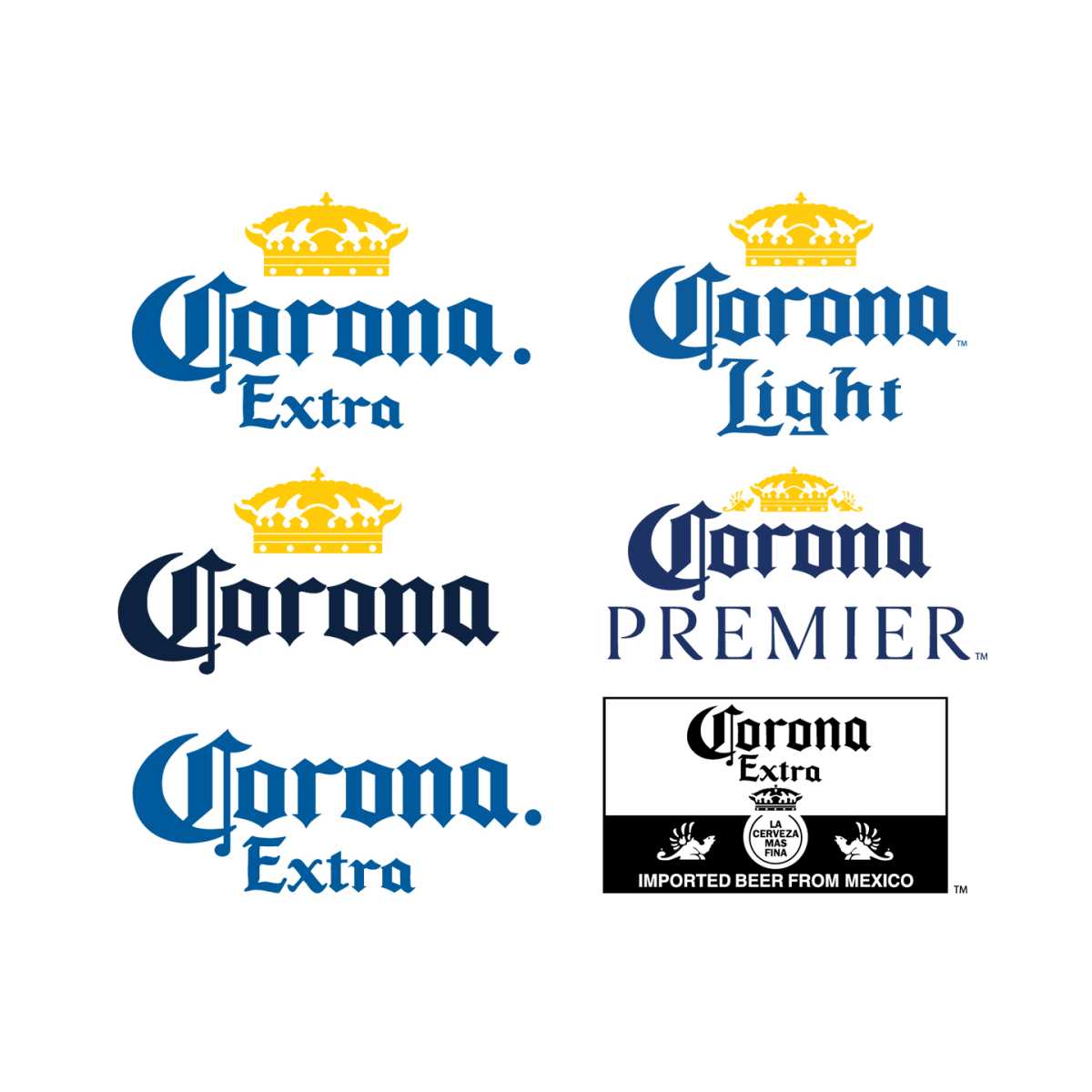 Corona Extra Beer Logo Bundle Svg, Trending Svg, Beer Svg, C | Inspire ...