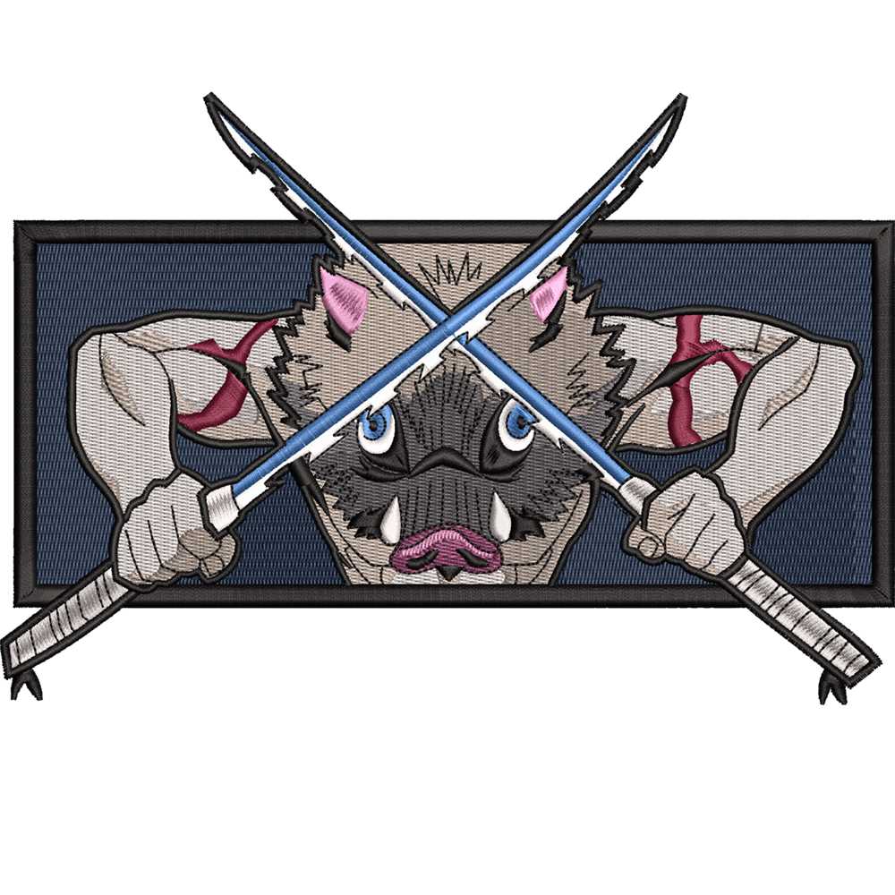INOSUKE HASHIBIRA Come To Fight Embroidery Design Download - Inspire Uplift
