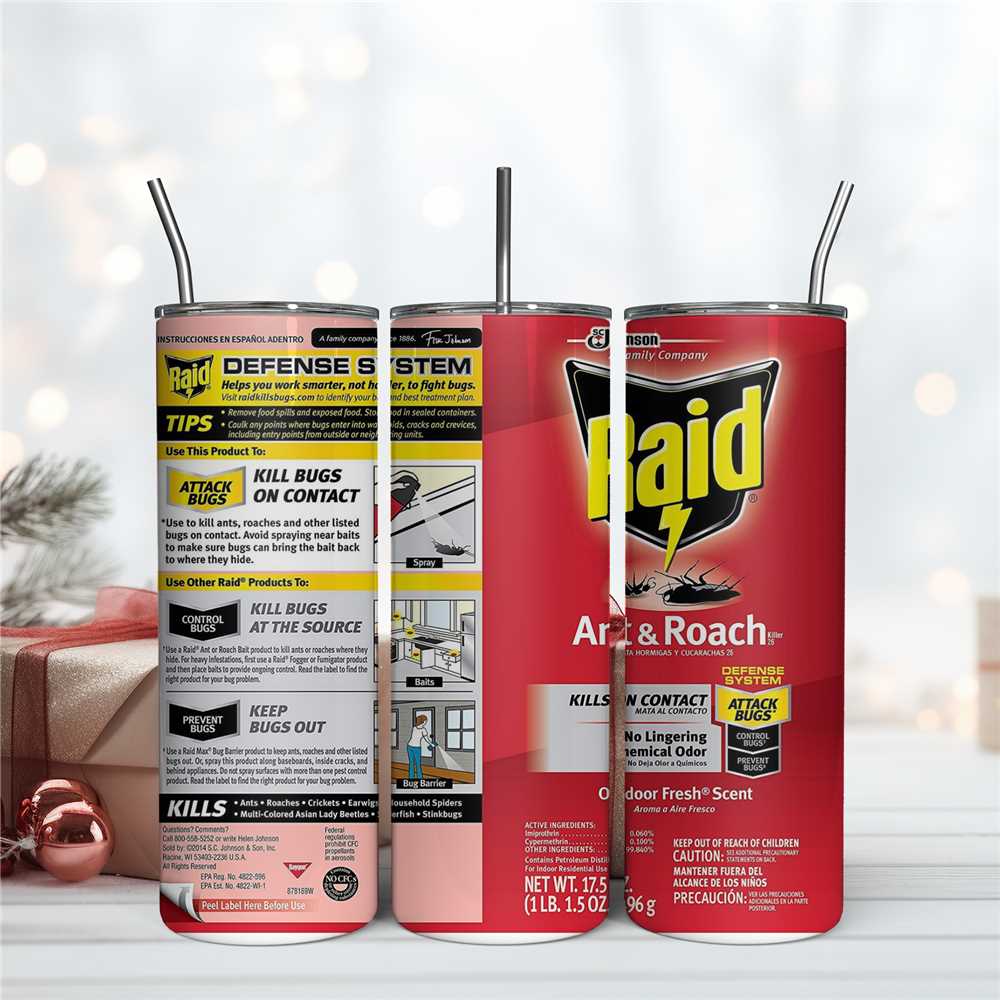 Raid Spray 20Oz Tumbler Wrap, Digital Download PNG, Wrap Des - Inspire ...