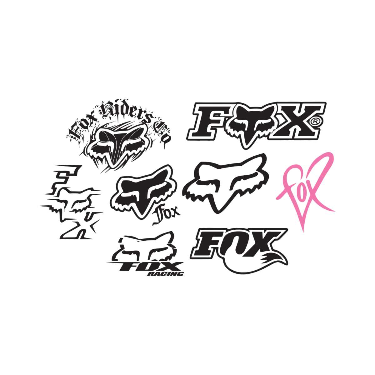 Fox Racing Motocross Gear Bundle Svg, Sport Svg, Brands Svg, | Inspire ...