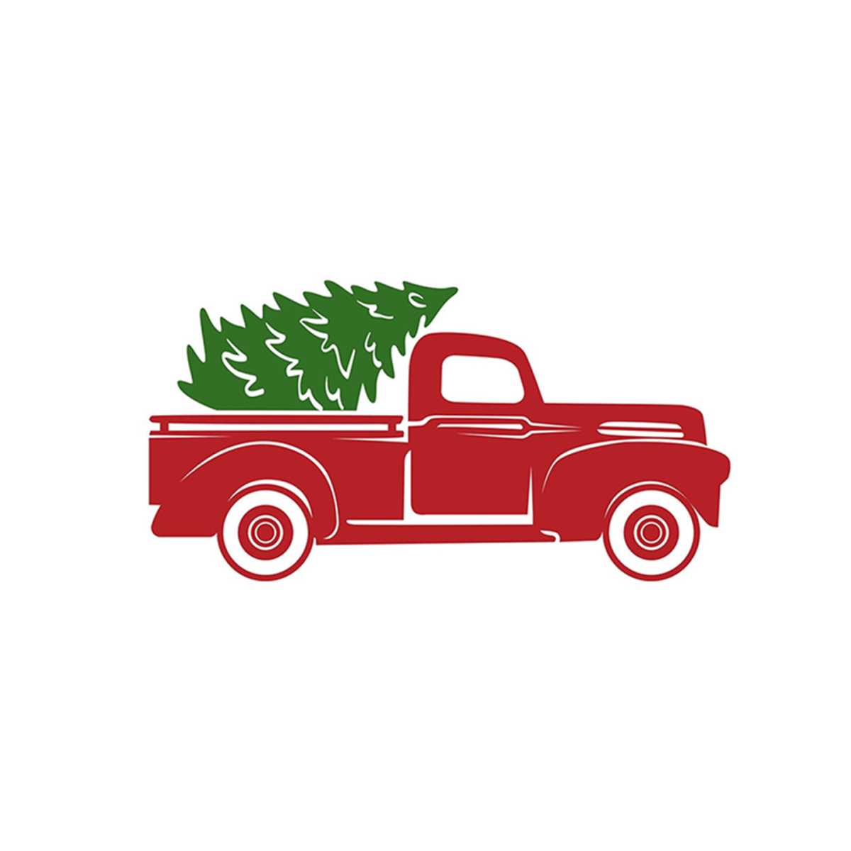 Christmas Truck And Tree Svg, Vehicle Svg, Truck Svg - Inspire Uplift