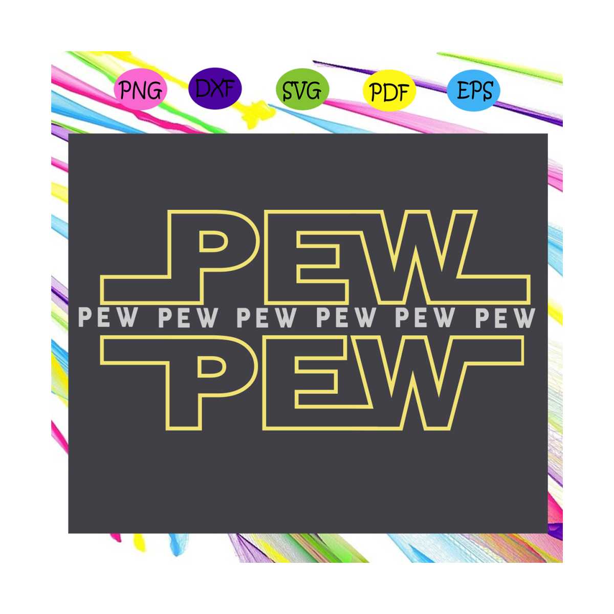 Pew Pew Star Wars, Trending Svg, Star War Svg, Star War gift | Inspire ...