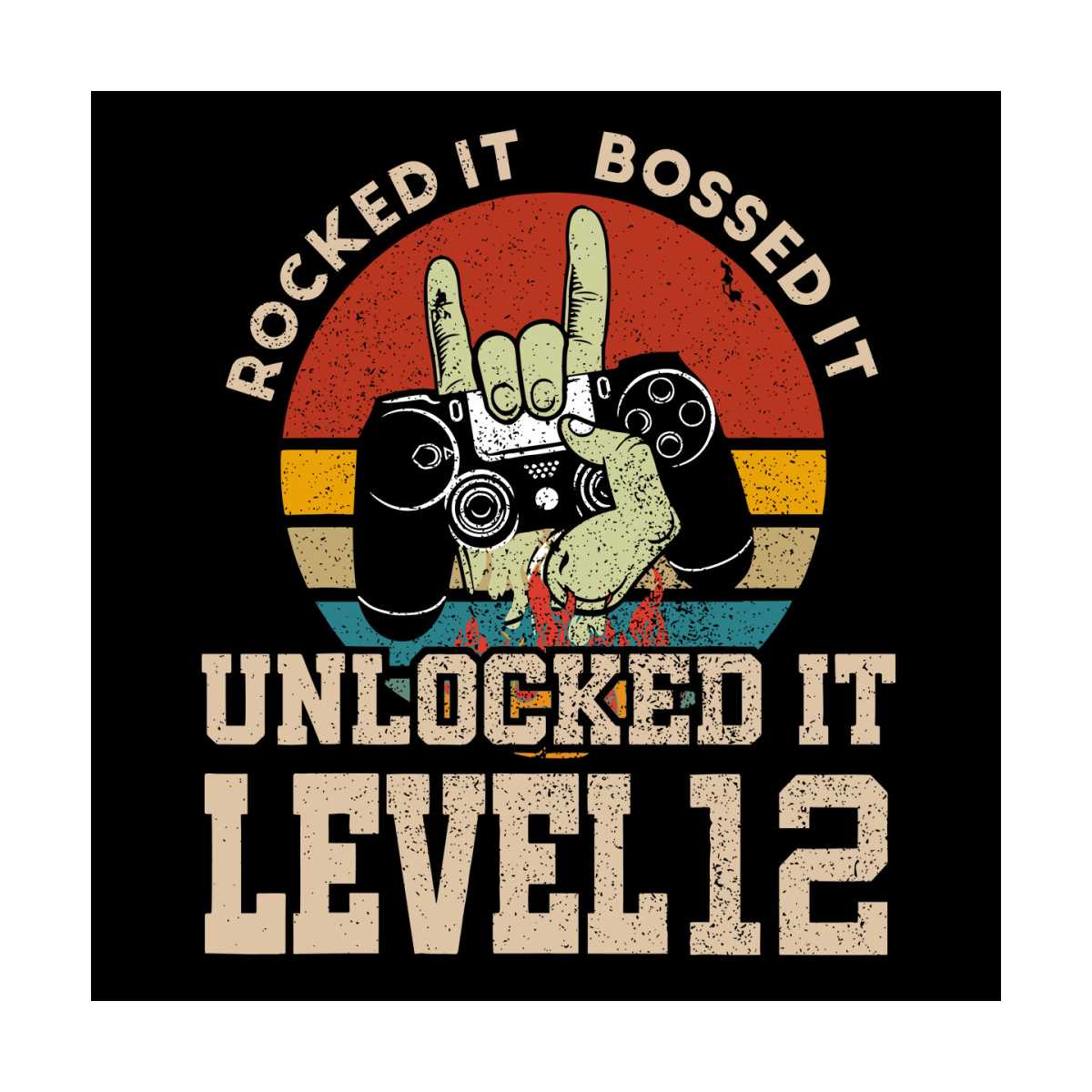 Unlocked It Level 12 Gamer Birthday Svg, Birthday Svg, 12th | Inspire ...