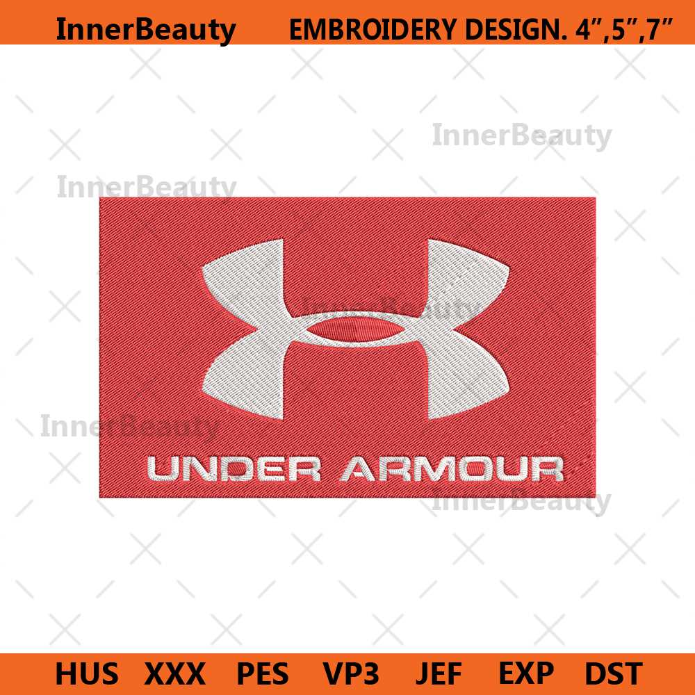 Under Armour Logo Sport Brand Embroidery Design Download | Inspire Uplift