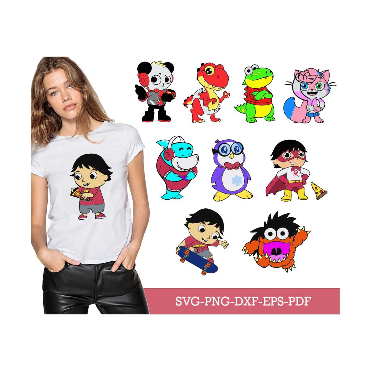 Ryans World Svg, Bundle Logo Svg, Ryan Svg, Ryans Toy Svg, R | Inspire ...