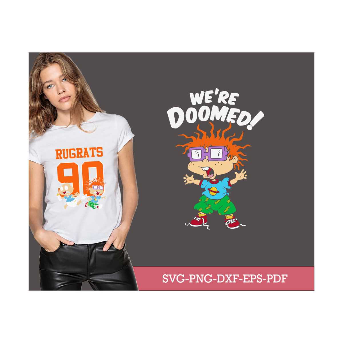 Were Doomed Svg, Bundle Logo Svg, Rugrat Svg, Cartoon Svg, R | Inspire ...